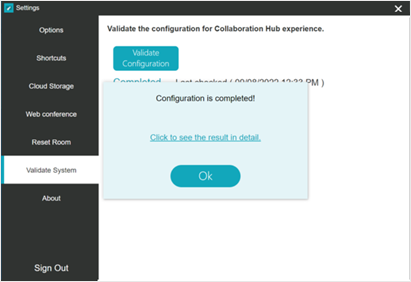Validate Installation of Synappx Collaboration Hub | Synappx Support Centre